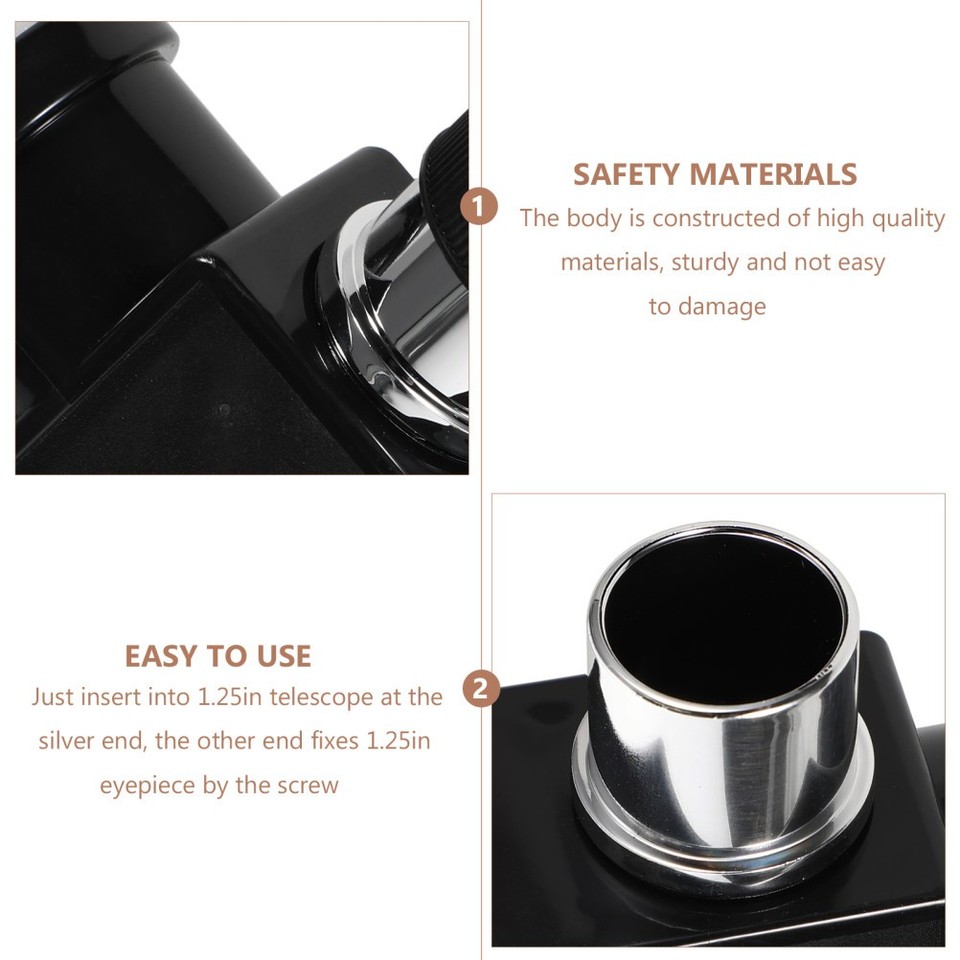 90Degree Diagonal Telescope Mirror Adapter for Terrestrial Use | eBay ...