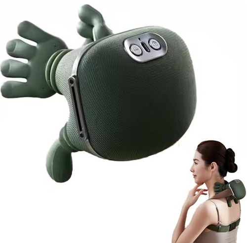 Neck Shoulder Massager,Simulated Human Hand Cervical Trapezius Massager ...