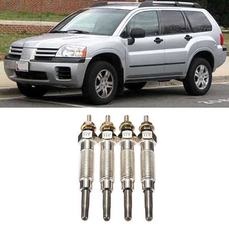 4PCS Diesel Heater Glow Plugs For Mitsubishi Shogun Pajero 4M40T 4M40 2 ...