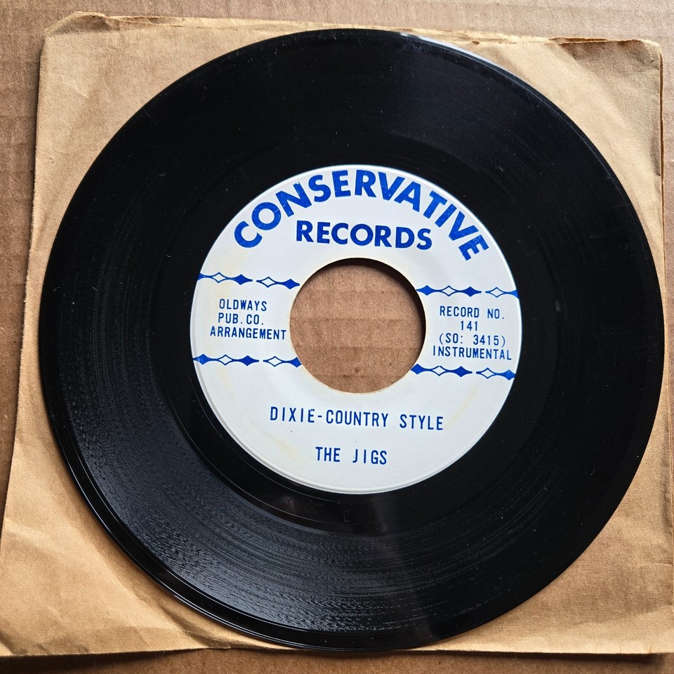 THE JIGS De EX Sheriff/Dixie Country Style 45 7" Record Vinyl Records ...