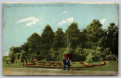 St Louis Missouri MO Forrest Park Grand Drive Vintage Postcard | eBay