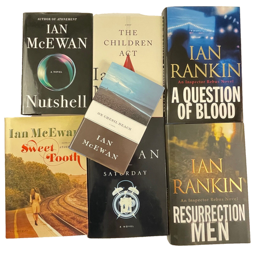 7 IAN McEWAN hardcover book lot RESURRECTION MEN SWEET TOOTH NUTSHELL ...