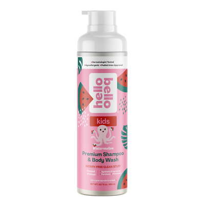 Hello Bello Kids Shampoo & Body Wash, Hypoallergenic, Watermelon Scent ...