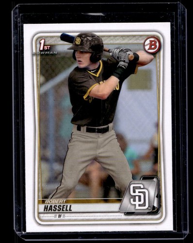 2020 Bowman Draft Robert Hassell G7 San Diego Padres #BD-39 | eBay