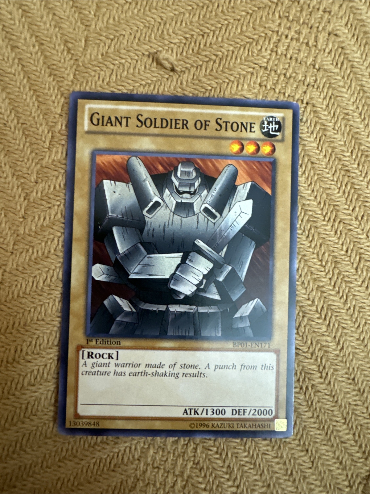 Giant Soldier of Stone - BP01-EN171 - Starfoil Rare - Unlimited Edition ...