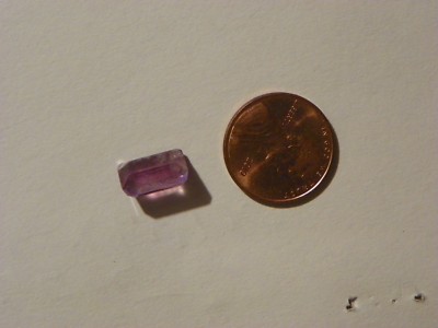 Fluorite 5.385 Carats Purple 7.64x11.62x6.37 MM. Octagon Natural ...