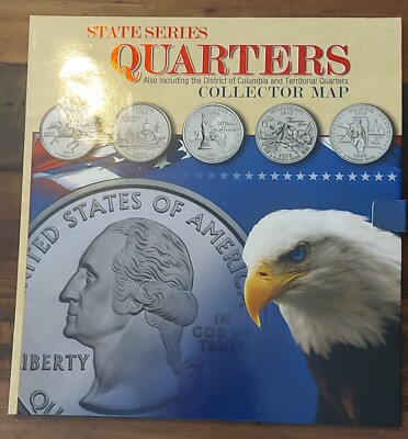 State Series Quarters collector map Without Coins | eBay