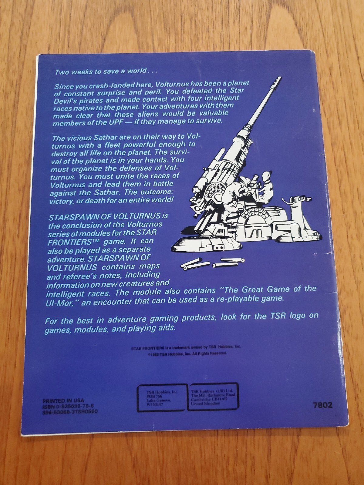 Star Frontiers SF2 Starspawn of Volturnus TSR 7802 Alpha Dawn Adventure ...