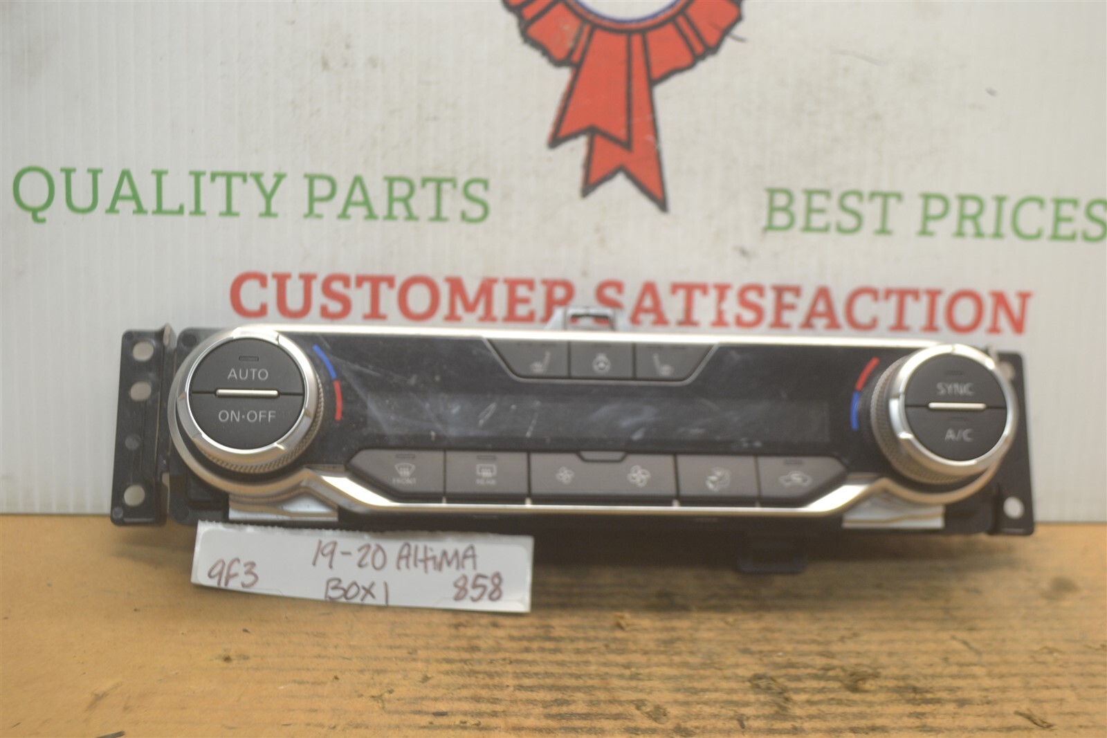 2019-20 Nissan Altima AC Temperature Climate 275006CA4A Control 858-9F3 ...