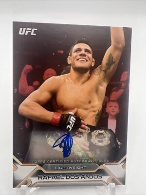 Rafael Dos Anjos 2016 Knockout Ruby Auto 8/8 UFC - 463 | eBay