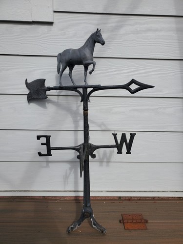 Vintage Horse & Compass Weathervane | eBay