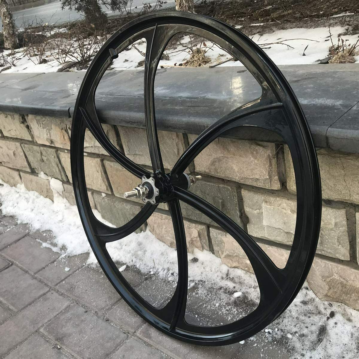 CDHPOWER 26" Rear Mag Wheel/Bike Wheel Rims & 22T Flywheel-Gas ...
