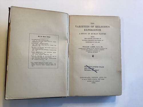 the varieties of religious experience, AA, Alcoholics Anonymous ...