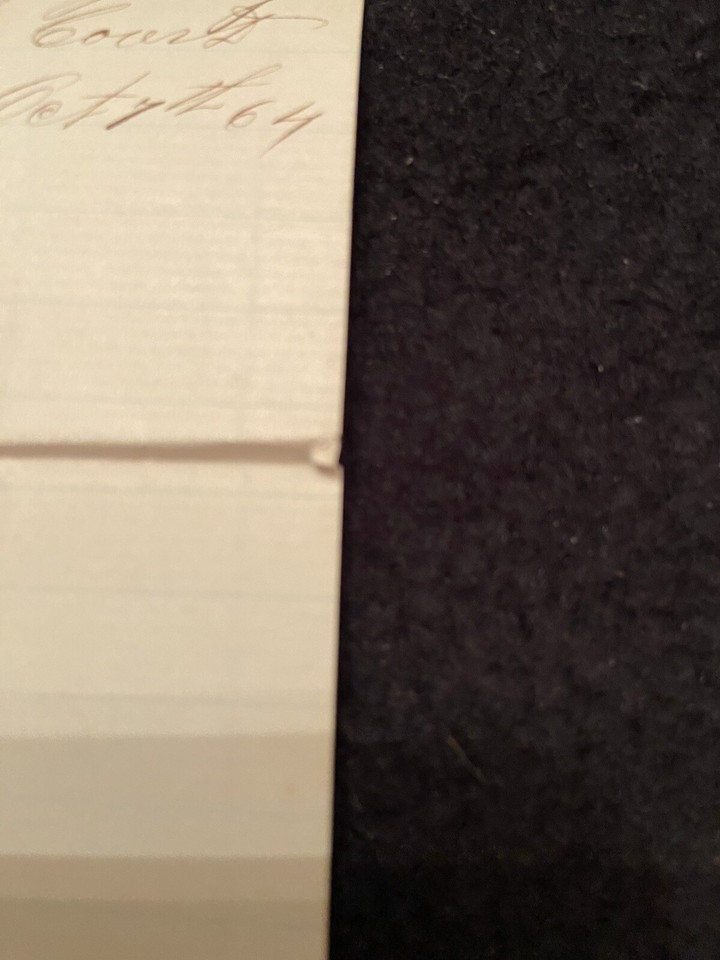 Antique HANDWRITTEN COTILLION PARTY INVITATION-Civil War Era-October 7 ...