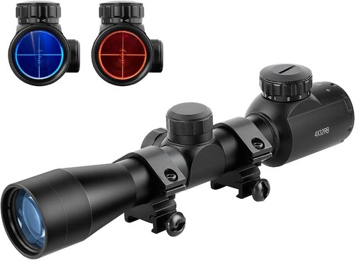 Crossbow Scope, Red Blue Illuminated Compact Crossbow Scopes for ...