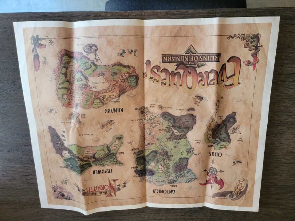 EverQuest Gold collectors Edition, complete. Disc's, maps, figure ...