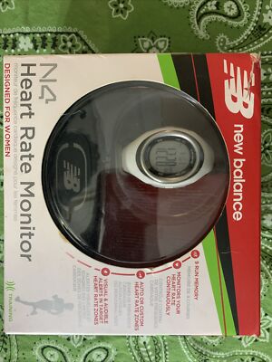 NEW BALANCE N4 Ladies Running Heart Rate Monitor Watch with Chest Strap ...