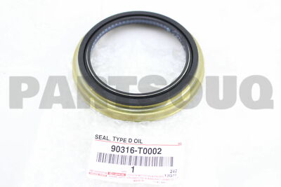 90316T0002 Genuine Toyota SEAL, OIL (FOR FRONT AXLE HUB OUTER), RH/LH ...