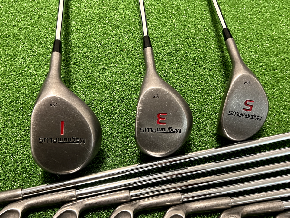 Ben Hogan Golf MAGNUM PLUS (11) CLUB SET Right Handed 1 3 5 WOODS 3-EW ...