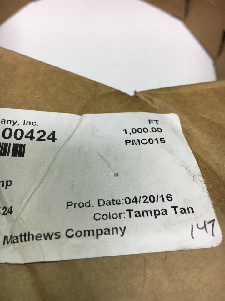 Philip Matthews Company 6012-TT 7/8" Flex Gimp 1000' Warranty! Fast ...