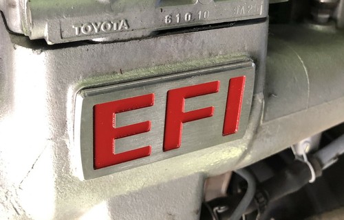 Toyota 3FE "EFI" Engine Badge | eBay