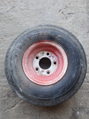 Trailer Tire On Rim 570-8 5.70-8 Sure Trail Load B 5 Lug Wheel | eBay