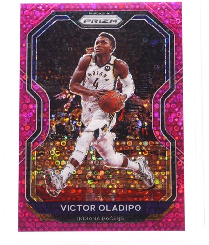 2020-21 Panini Prizm Victor Oladipo Fastbreak Pink Disco /50 Pacers ...