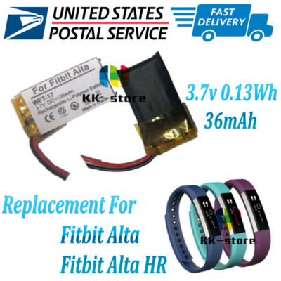 Replacement Battery 36mAh for Fitbit Alta Alta HR Smart Fitness ...