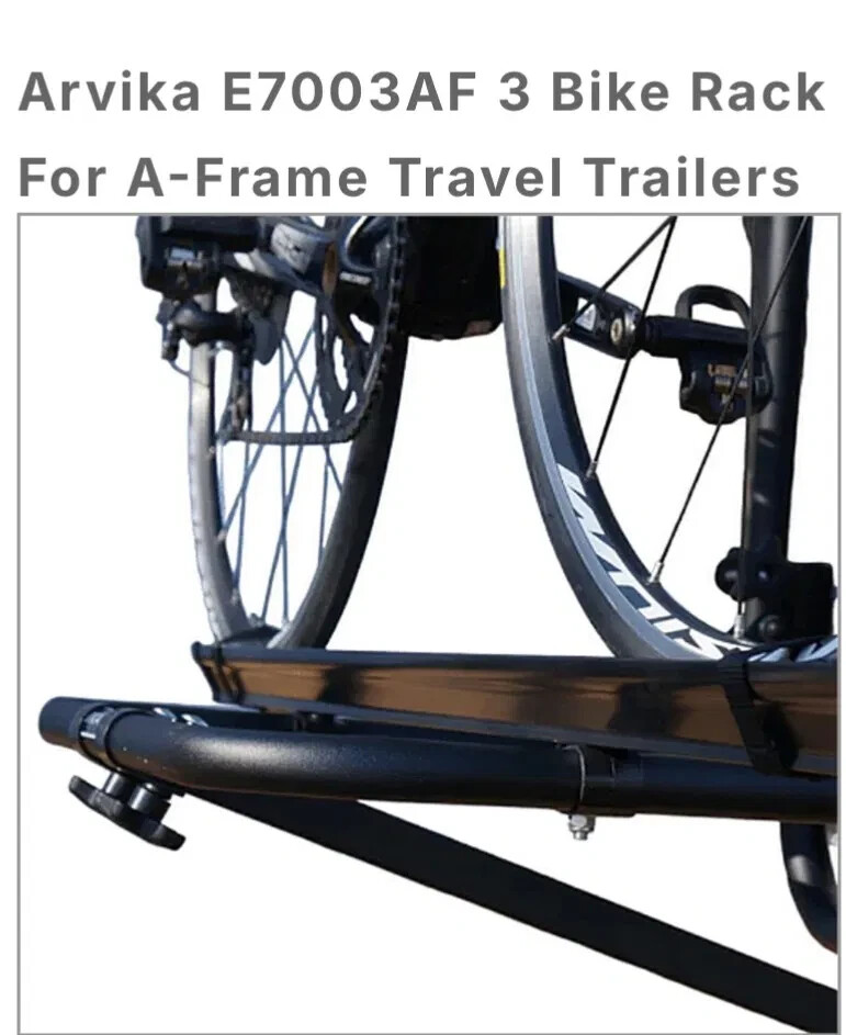 Arvika 7003AF 3 Bike Rack For A-Frame RV Travel Trailers (NEW) | eBay