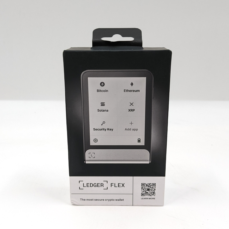 Ledger Flex Crypto Hardware Wallet w/Bluetooth & E Ink Touch Screen ...