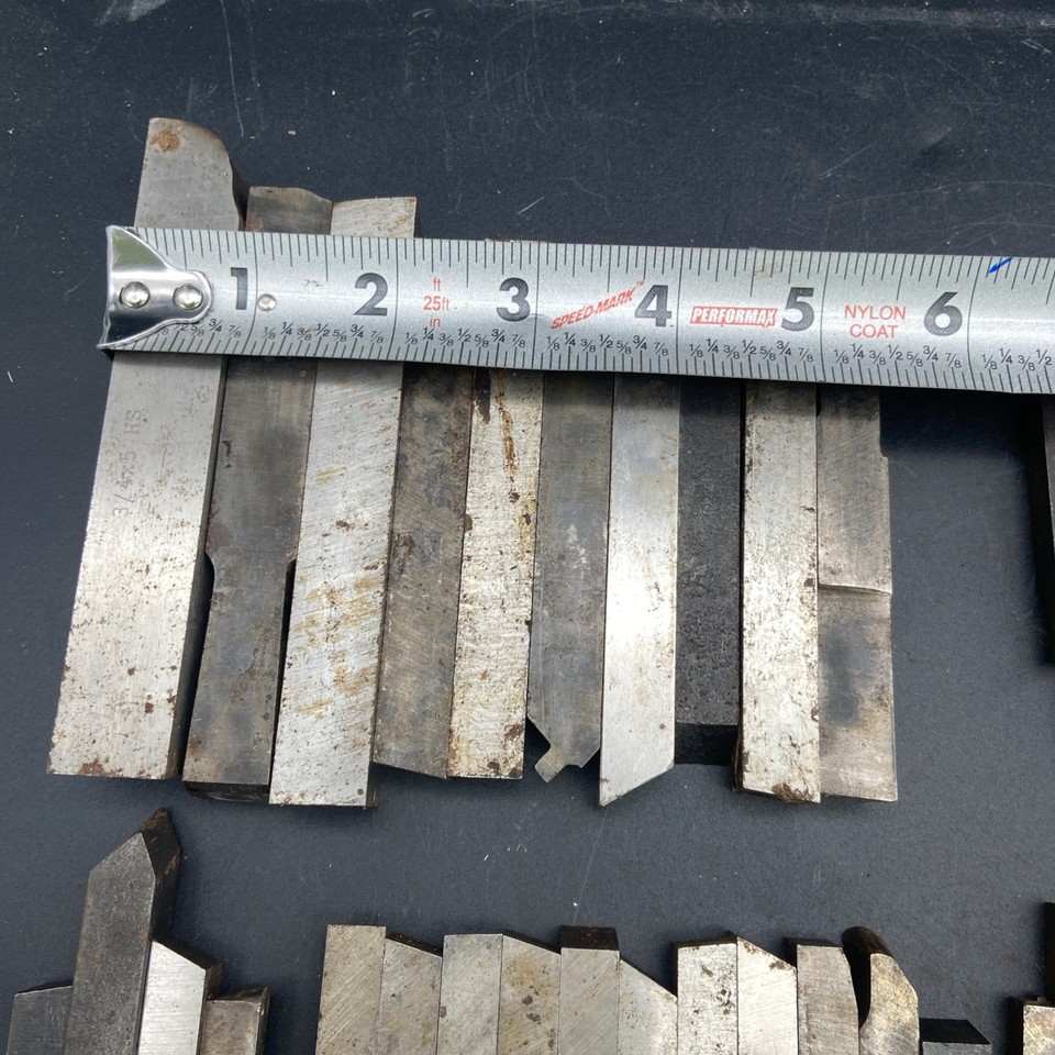 HUGE LOT 9lbs High Speed Steel HSS Lathe Cutting Tools Bit 1/2 3/8 1/4 ...