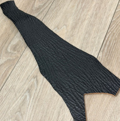 BLACK Genuine Shark Hide Skin Taxidermy Sharkskin Leather exotic Fish ...