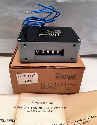 Counters - Durant Model