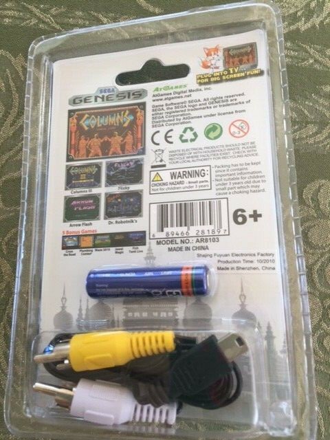 Sega Plug n play Console Arcade Nano: Columns At Games New Sealed ...