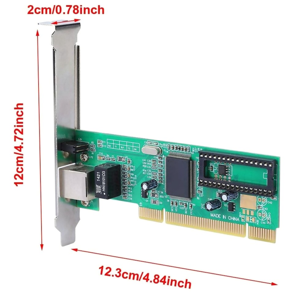 Gigabit Ethernet PCI Network Controller Card Fit For Realtek RTL8169SC ...