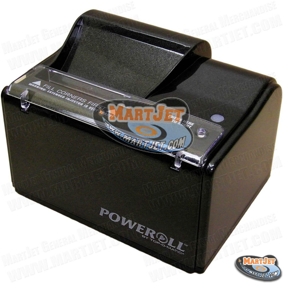 PoweRoll TOP-O-Matic Electric Cigarette Rolling Maker Machine King Tube ...