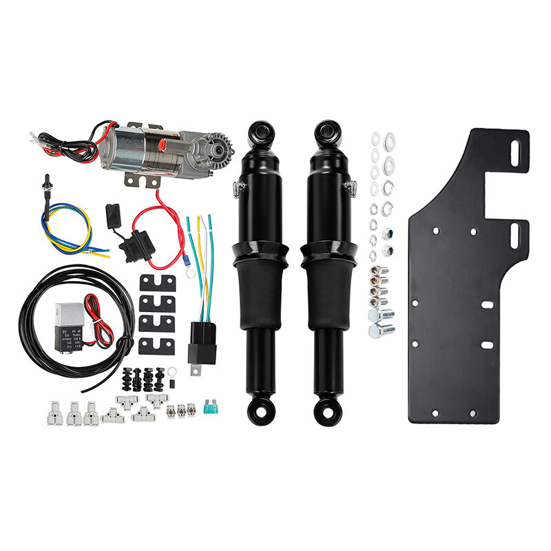 Front Air Ride Lowering Kit & Rear Suspension Fit For Harley Road Glide ...