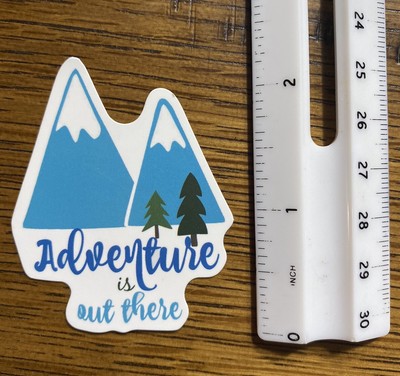 Adventure Is Out There Sticker Skateboard Laptop Phone Hydro Flask Car ...