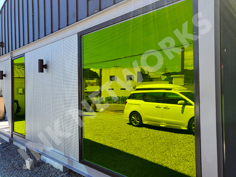 One Way Mirror Reflective Color UV Window Tint Film Home and Office ...