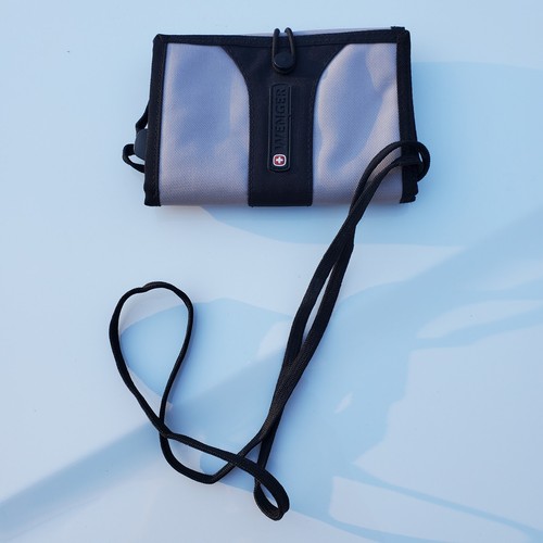 Swiss Tech Wenger Wallet Passport Holder Case Neck Strap | eBay