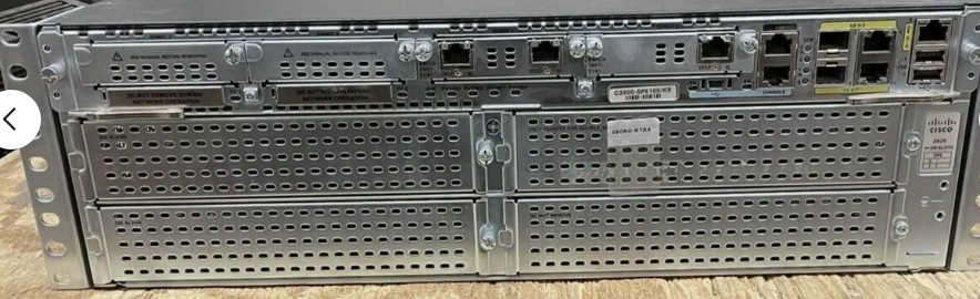 CISCO3925/K9, Cisco 3925 Router C3900-SPE100/K9, 2X PWR-3900-AC VWIC3 ...