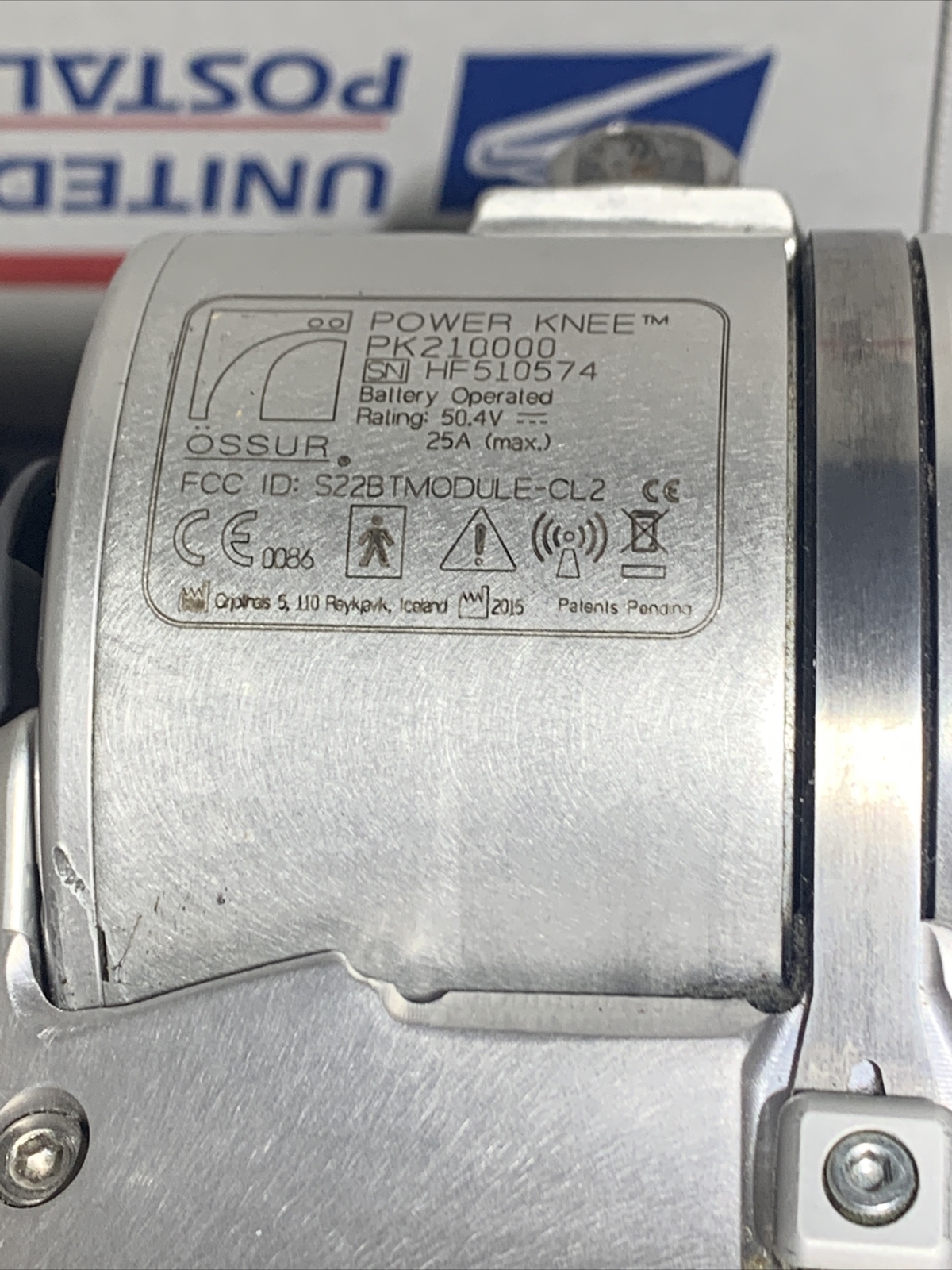 Ossur Power Knee Prosthetic. Ossur Motorized Prosthetic Knee. 2015 ...