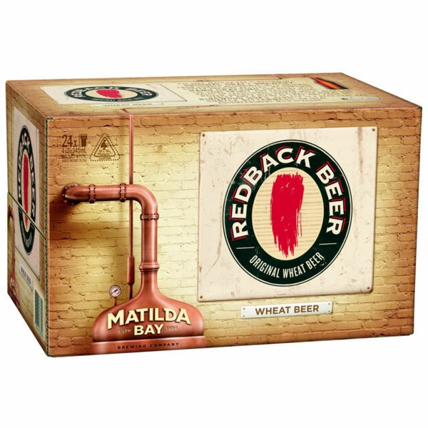 Matilda Bay Redback Original 345mL Beer, Pack of 24 Bottles for sale ...