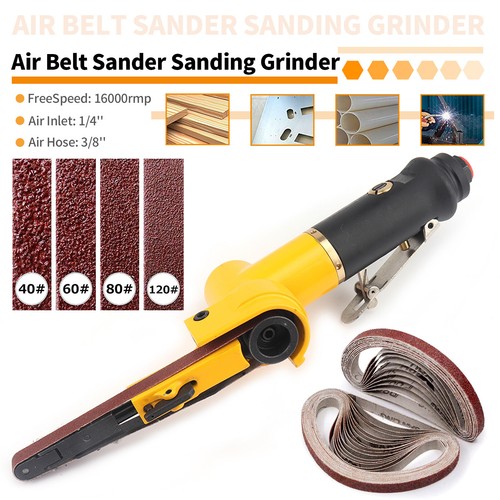 3/8*13'' Pneumatic Air Belt Sander Air Compressor Sanding Grinder ...