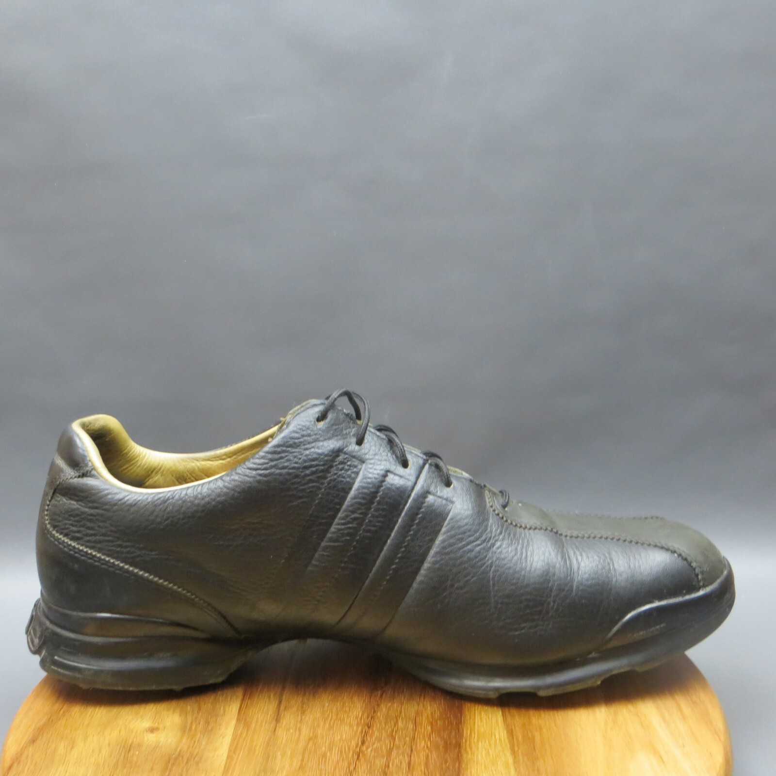 Adidas Adipure Z Golf Shoes Mens Size 11 Black Leather Spikes Sneakers ...