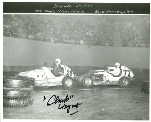 CHUCK WEYANT AUTOGRAPHED 1959 INDY 500 8 X 10 PHOTO 10 | eBay