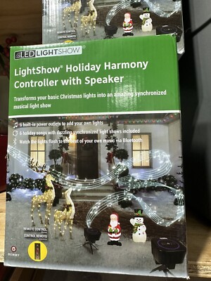 NEW GEMMY LED LIGHTSHOW HOLIDAY HARMONY CONTROLLER W/SPEAKER | eBay