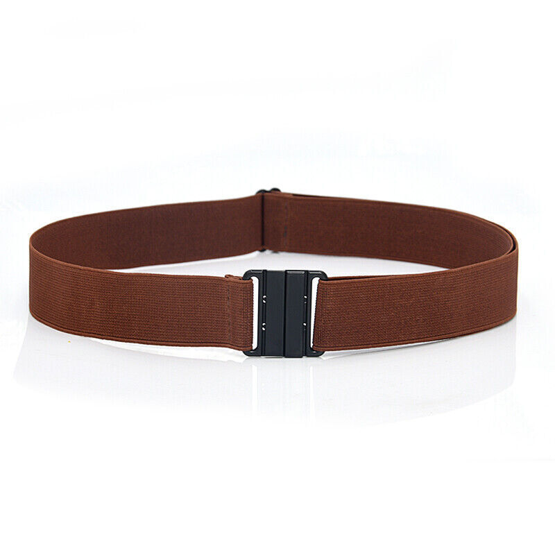 Stretch Elastic Adjustable Waist Belt for Jeans Pants No Bulge Hassle ...