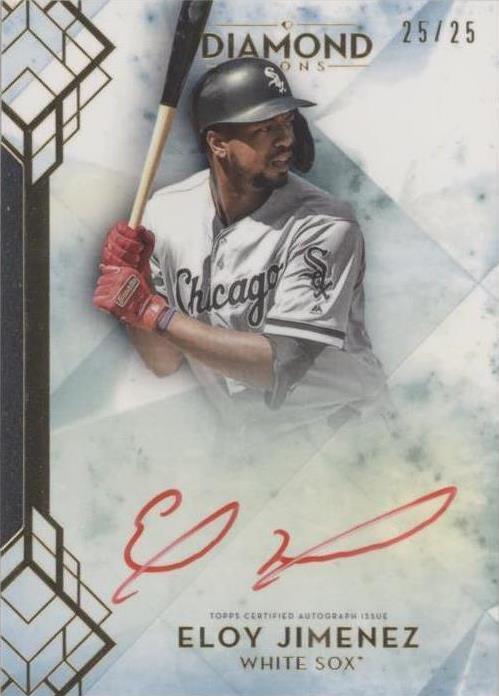2020 Topps Diamond Icons - Red Ink Autographs Eloy Jimenez #RI-EJI /25 ...