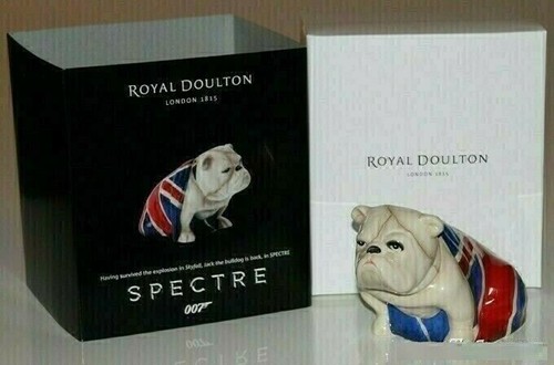 ROYAL DOULTON FIGURINE JACK BULLDOG SPECTRE JAMES BOND DD 007 M BRITISH ...